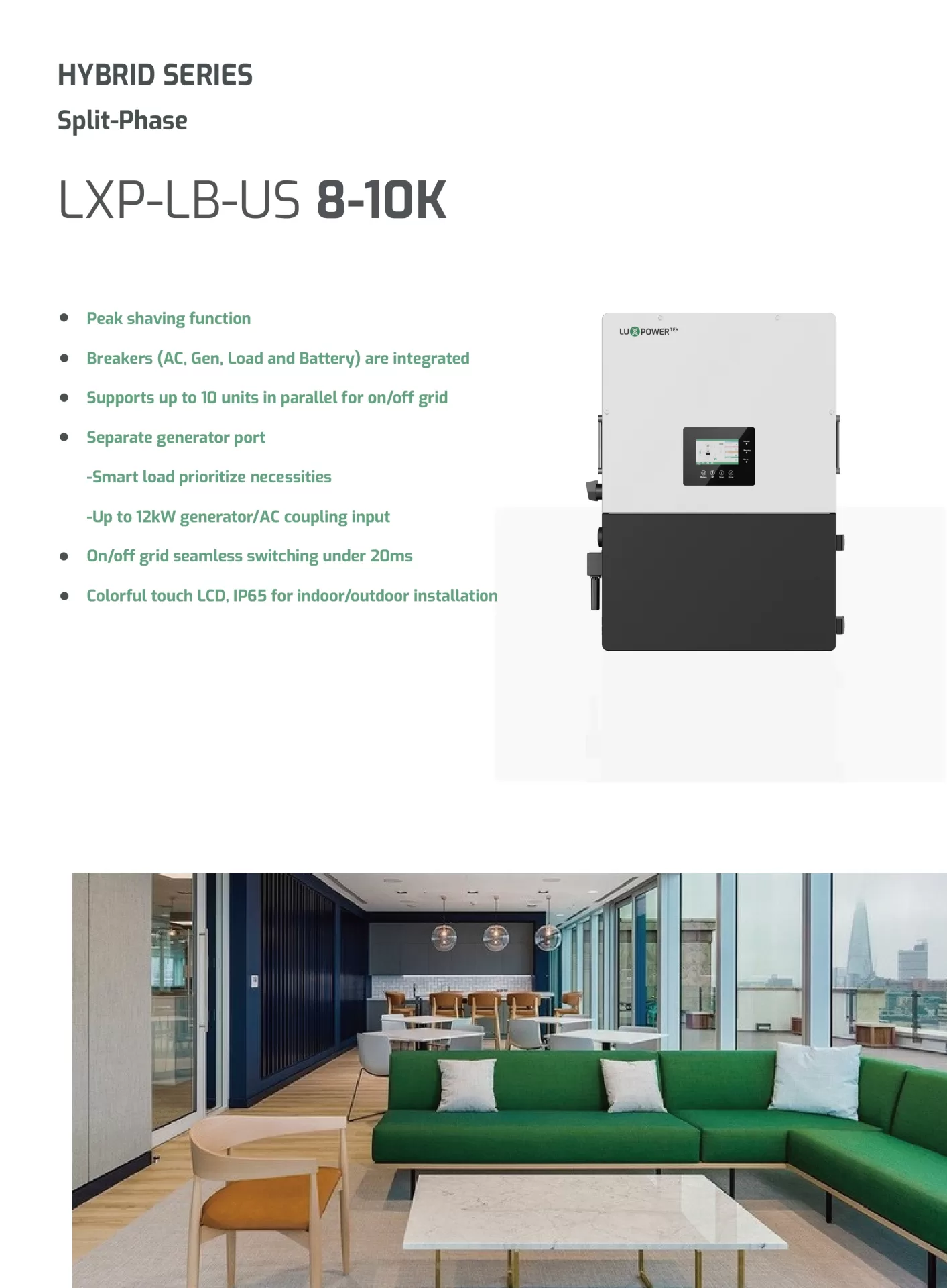 Inversor LUXPOWER de 8kW a 48V. – Magsan Power Systems